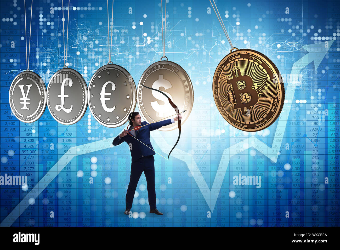 Cryptocurrency competition hi-res stock photography and images - Alamy