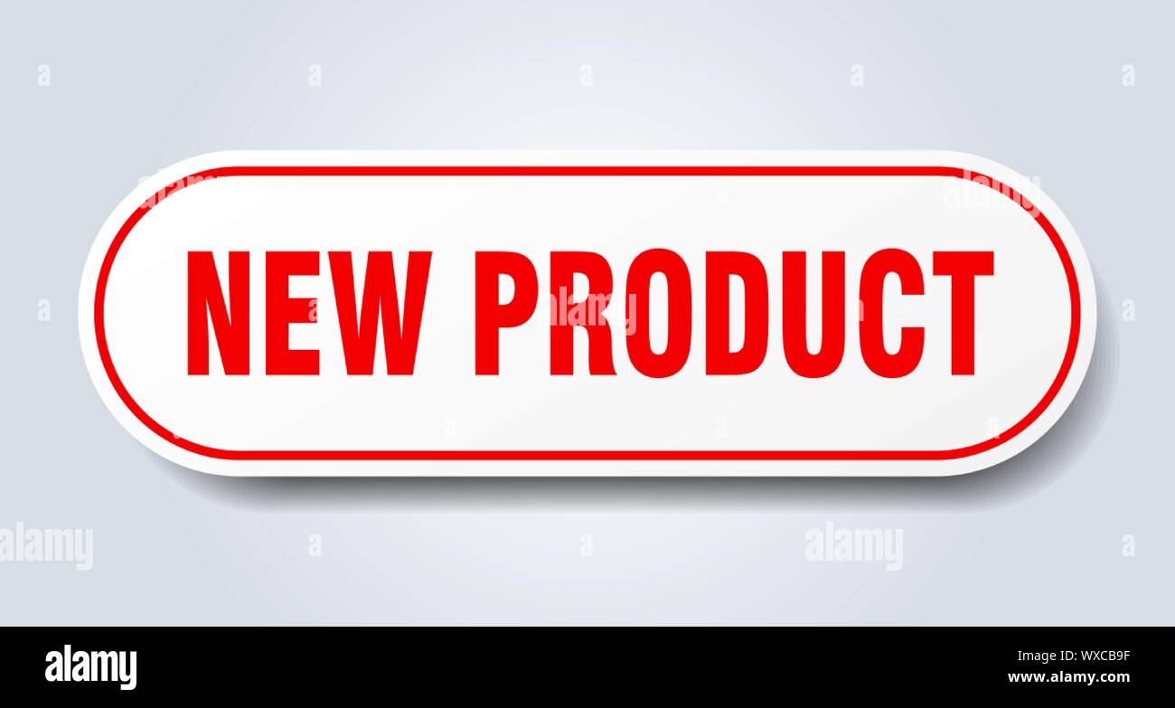 new product sign. new product rounded red sticker. new product Stock ...