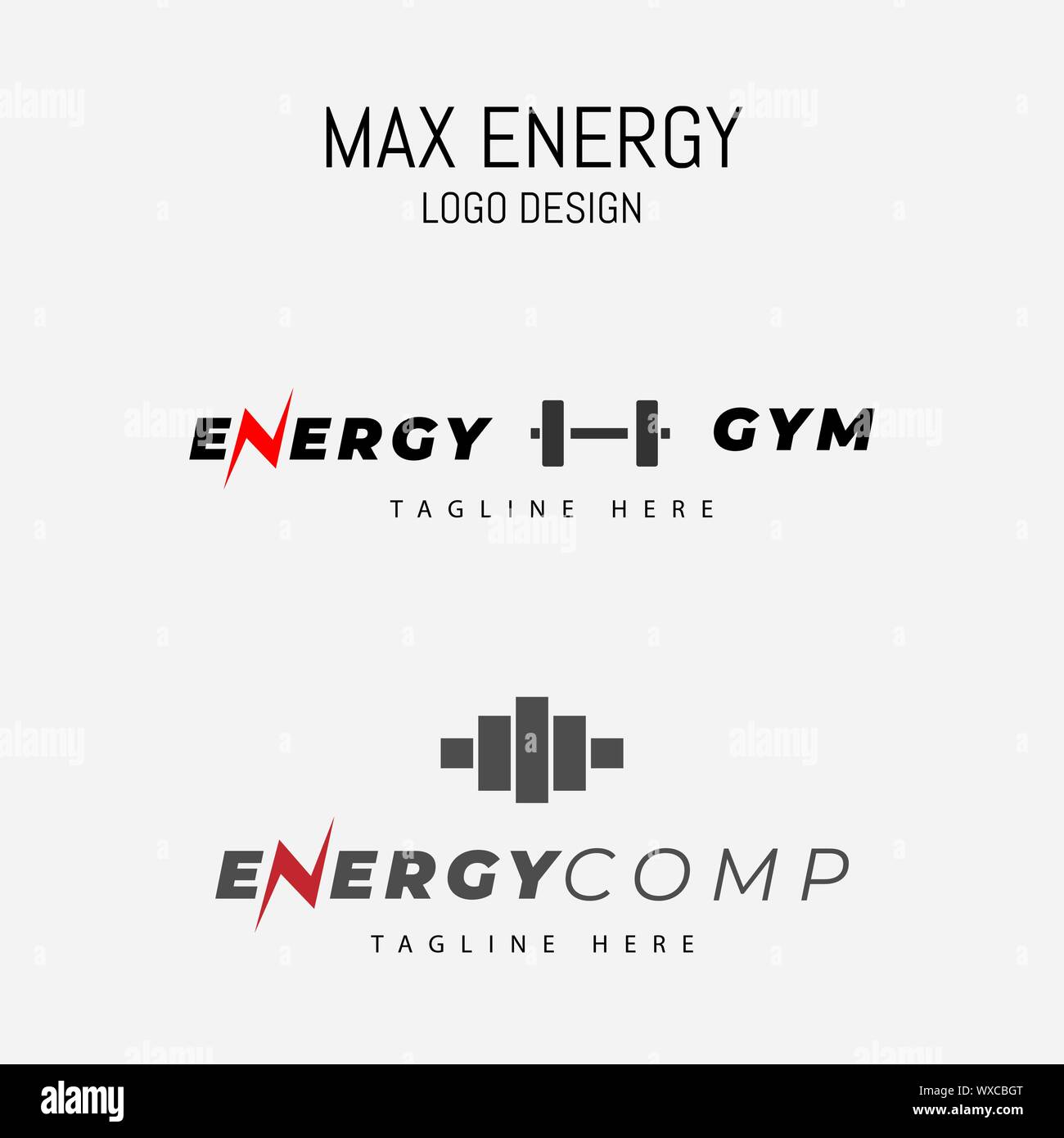 maximal energy logo design vector conceptual, burble iconic Stock ...
