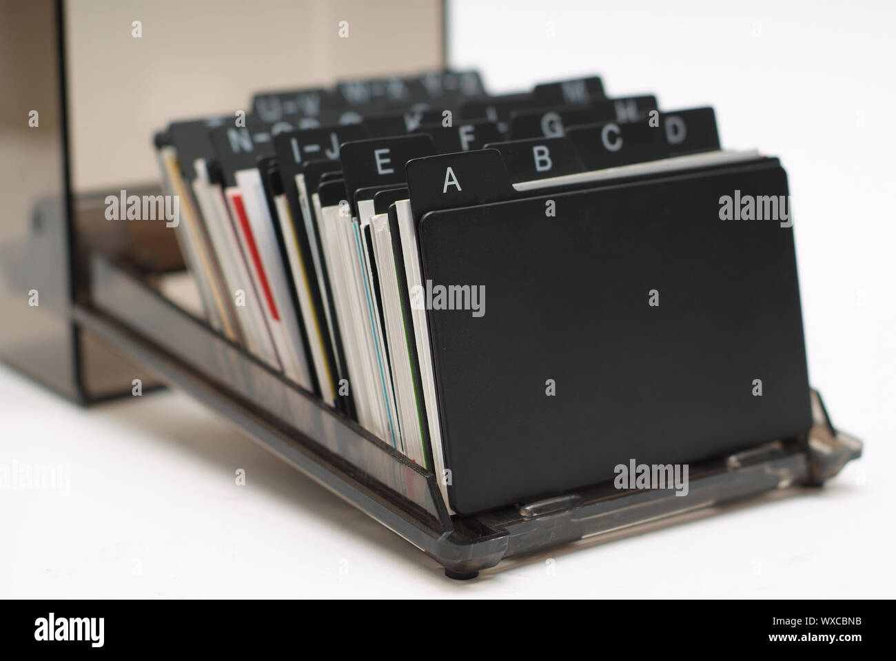 Index card holder hi-res stock photography and images - Alamy