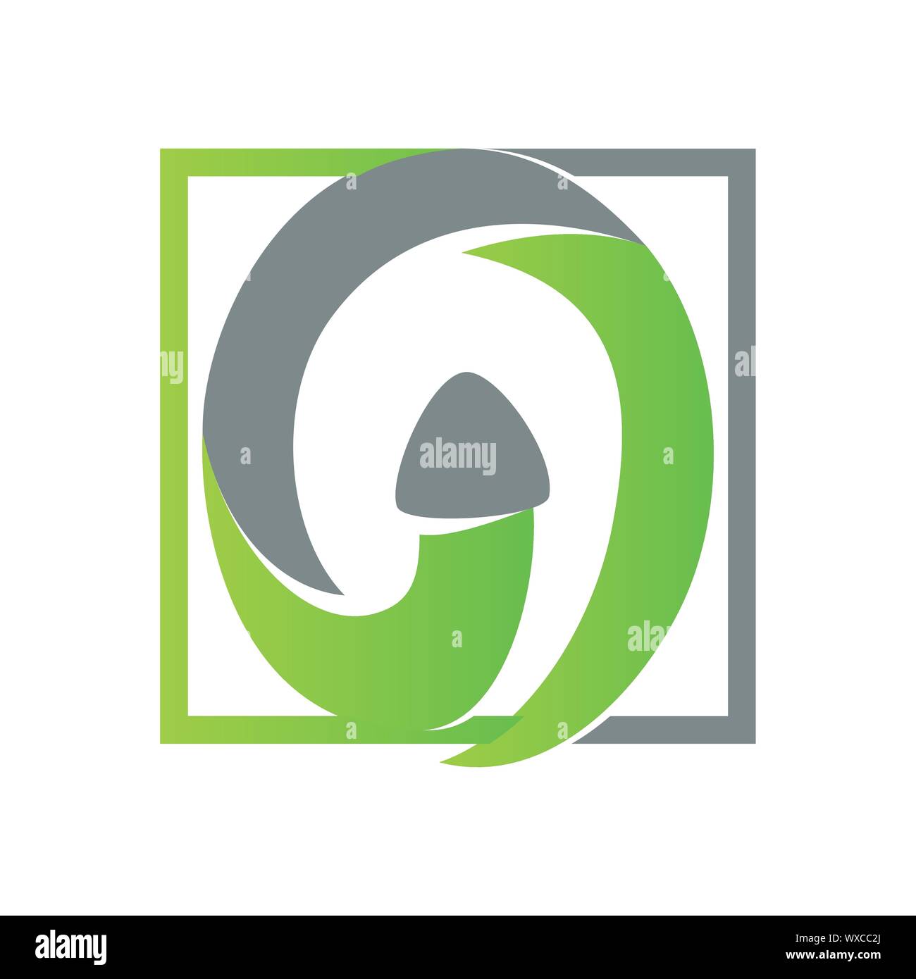 Rectangle Rotation Arrow Direction Vector color Isolated Stock Vector ...