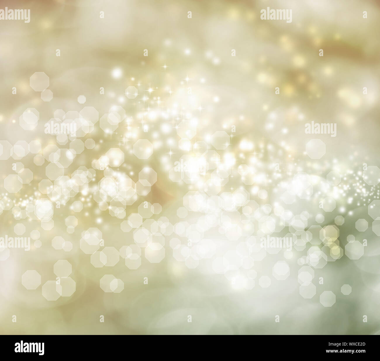 Abstract Octagon Lights Background Stock Photo - Alamy