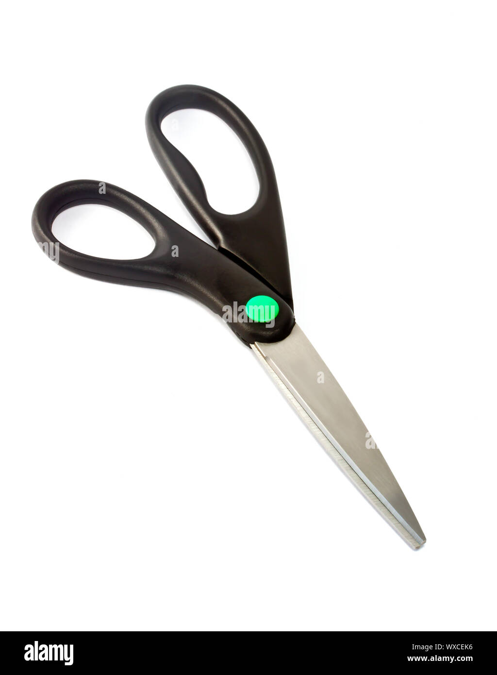 Scissors on White Background Stock Photo - Alamy