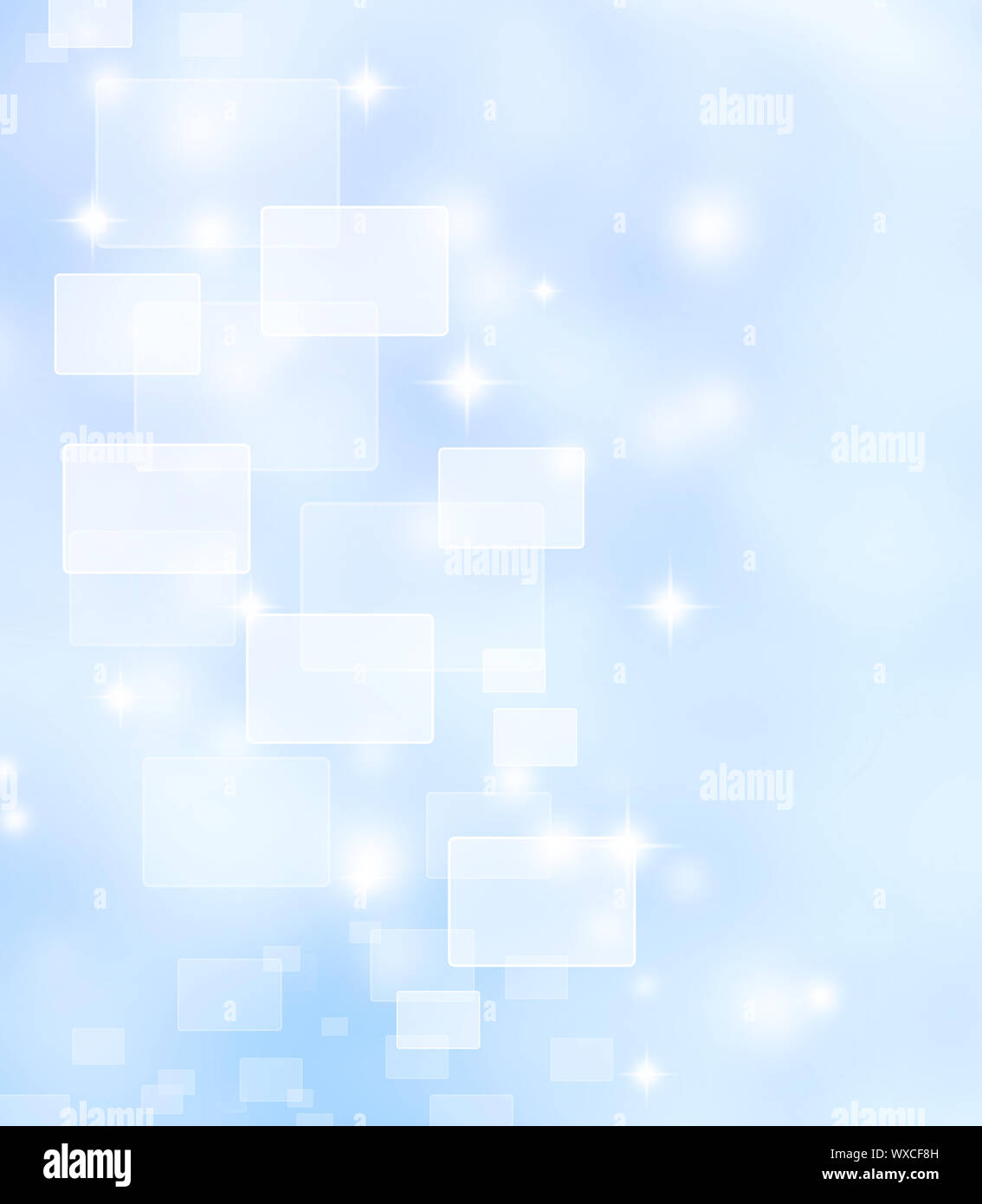 Soft blue background with square shapes Stock Photo - Alamy