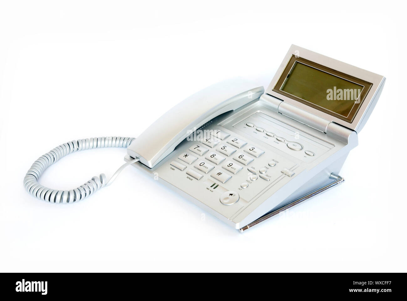 Still life shot of office telephone Stock Photo - Alamy