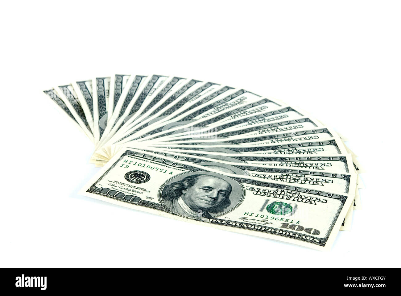 Money on the white background Stock Photo - Alamy