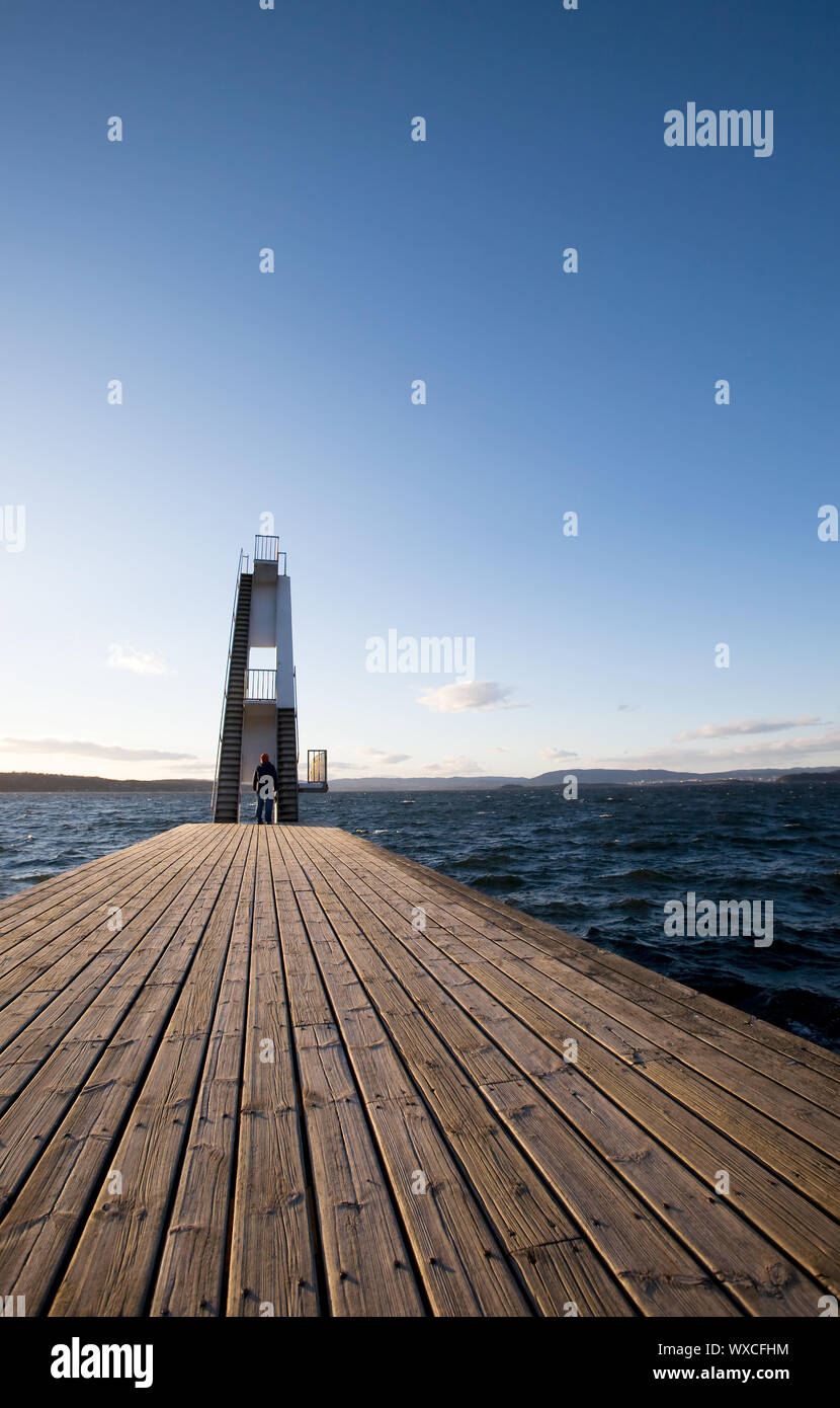 Ocean Dive Tower Stock Photo - Alamy