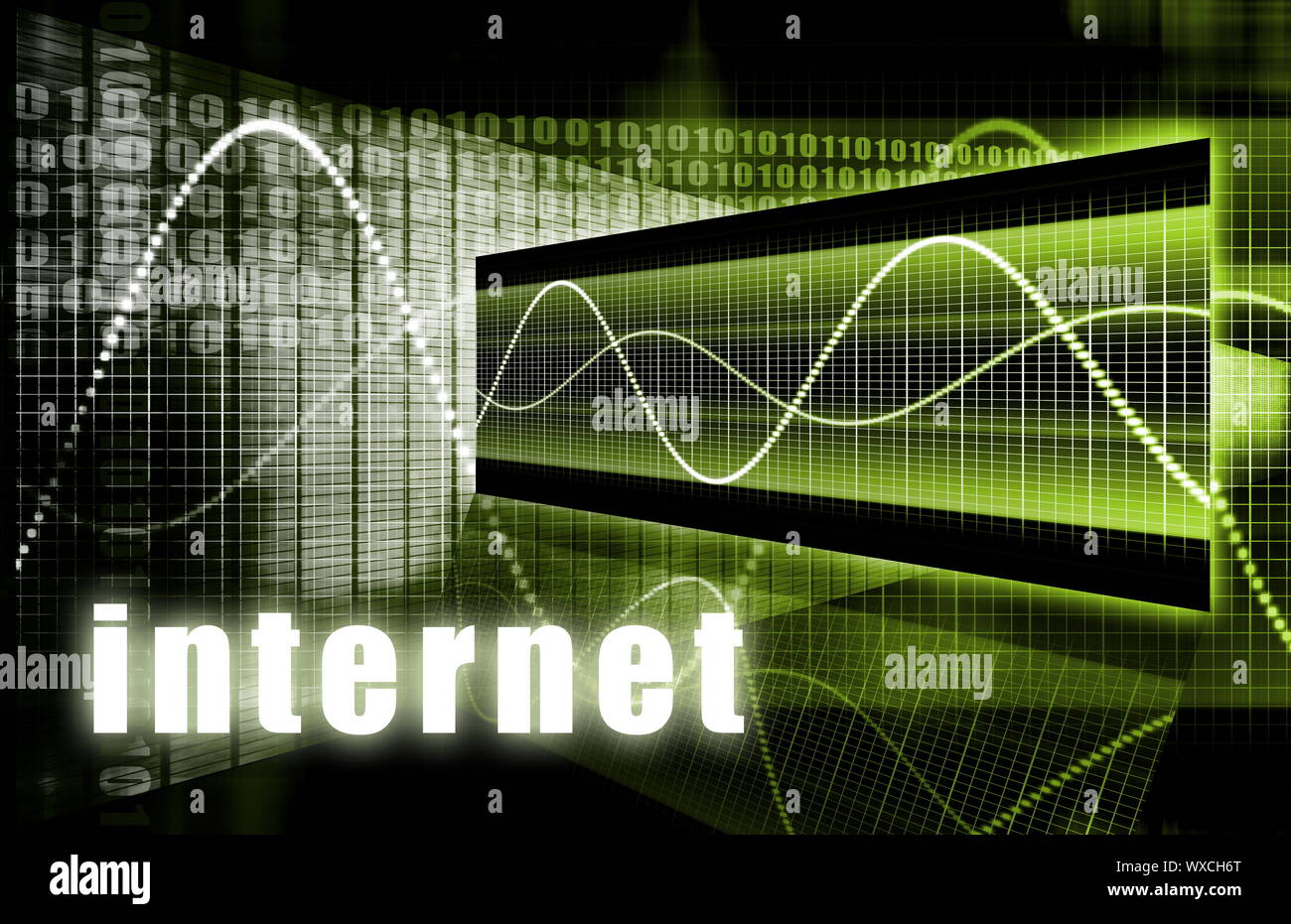 Internet Abstract Background Concept as a Art Stock Photo - Alamy