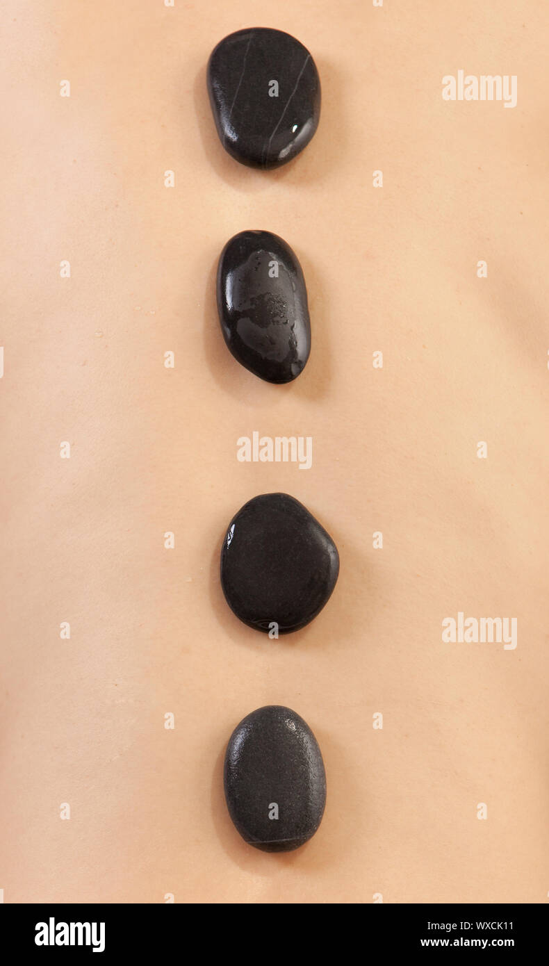 Close-up picture of a woman back getting a spa treatment Stock Photo ...