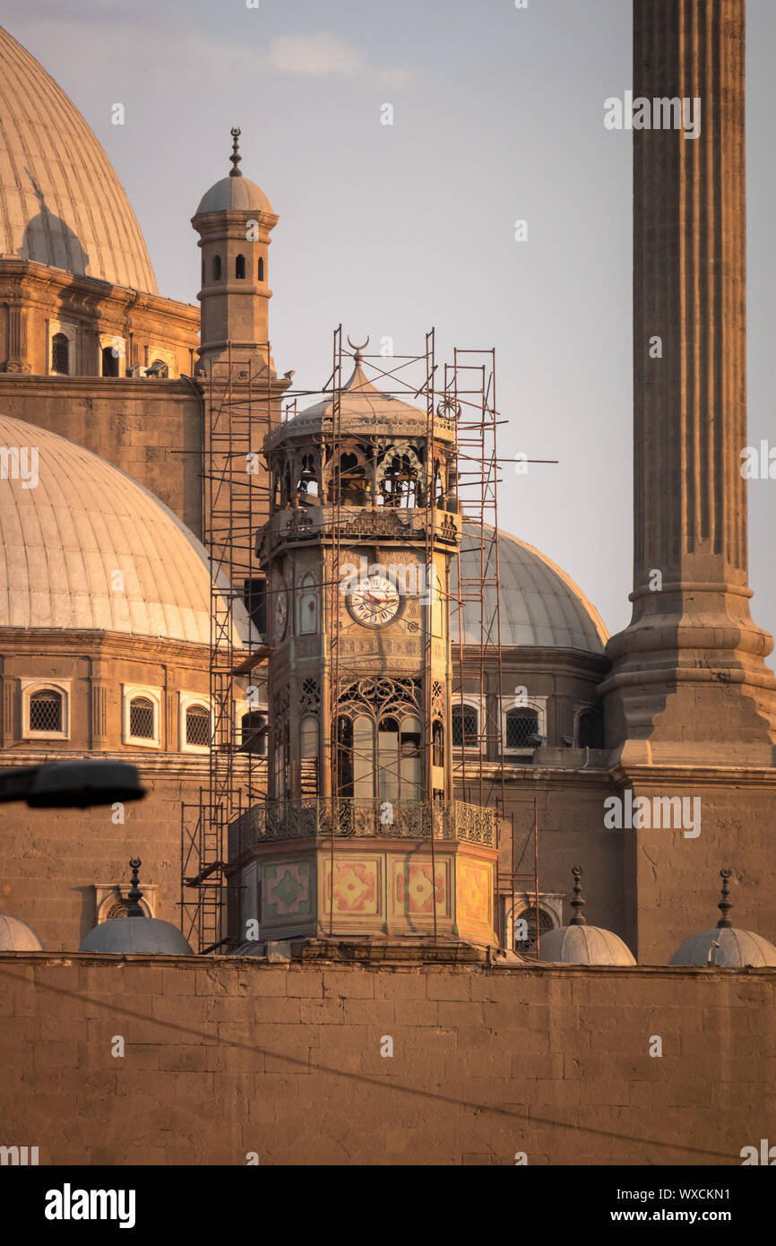 The Mosque of Muhammad Ali in Cairo Egypt at sunset Stock Photo - Alamy