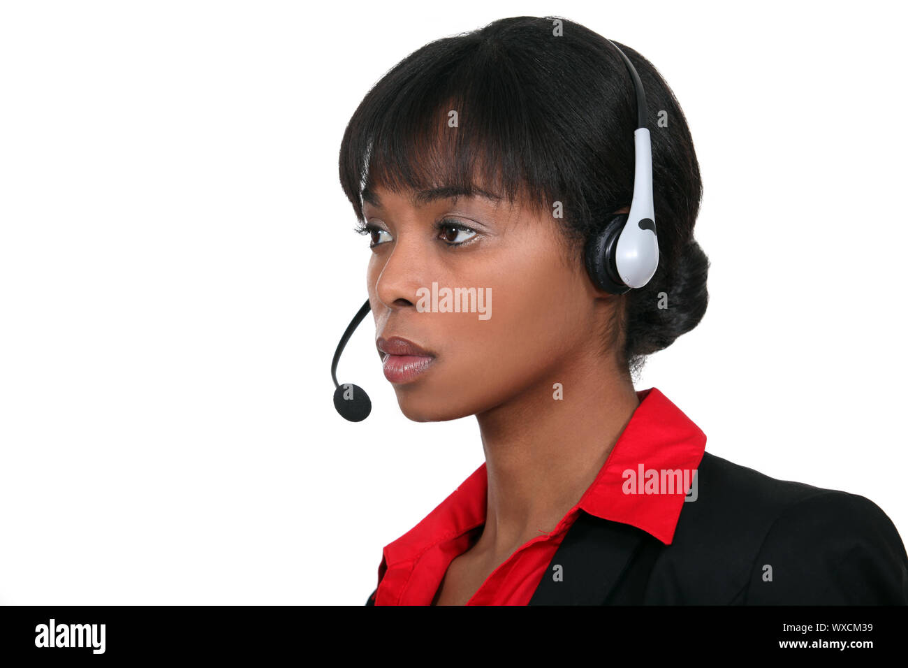 call center employee Stock Photo - Alamy