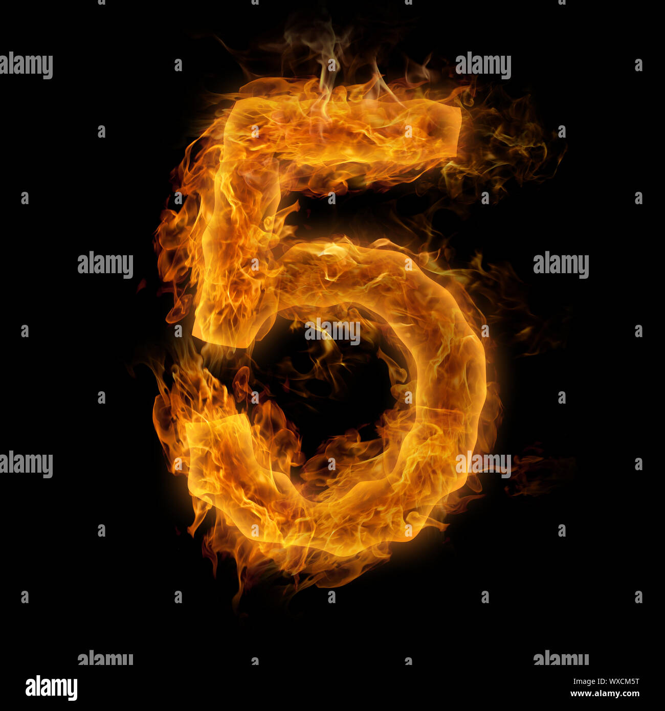 Flaming font hi-res stock photography and images - Alamy