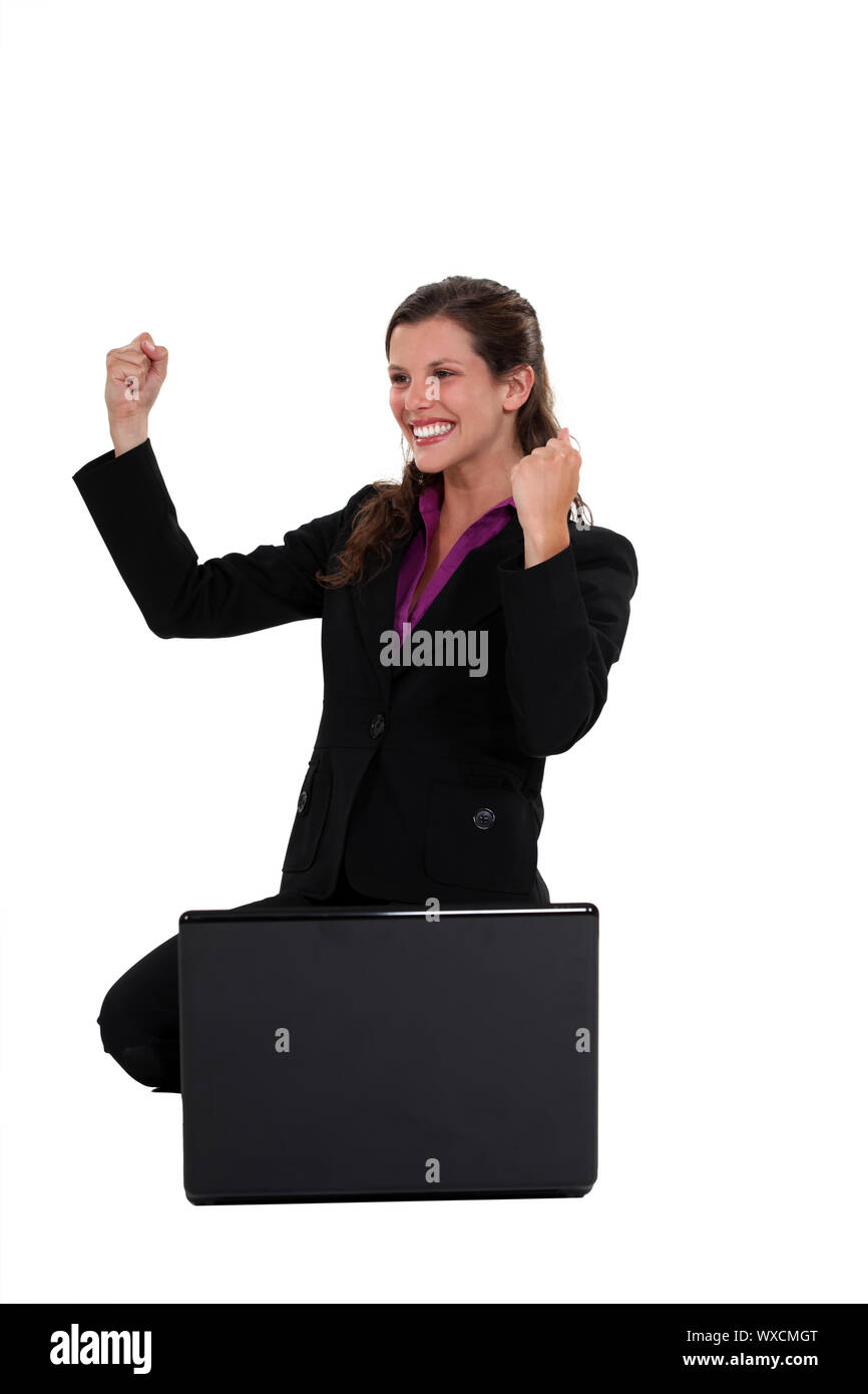 Victory glad Cut Out Stock Images & Pictures - Alamy