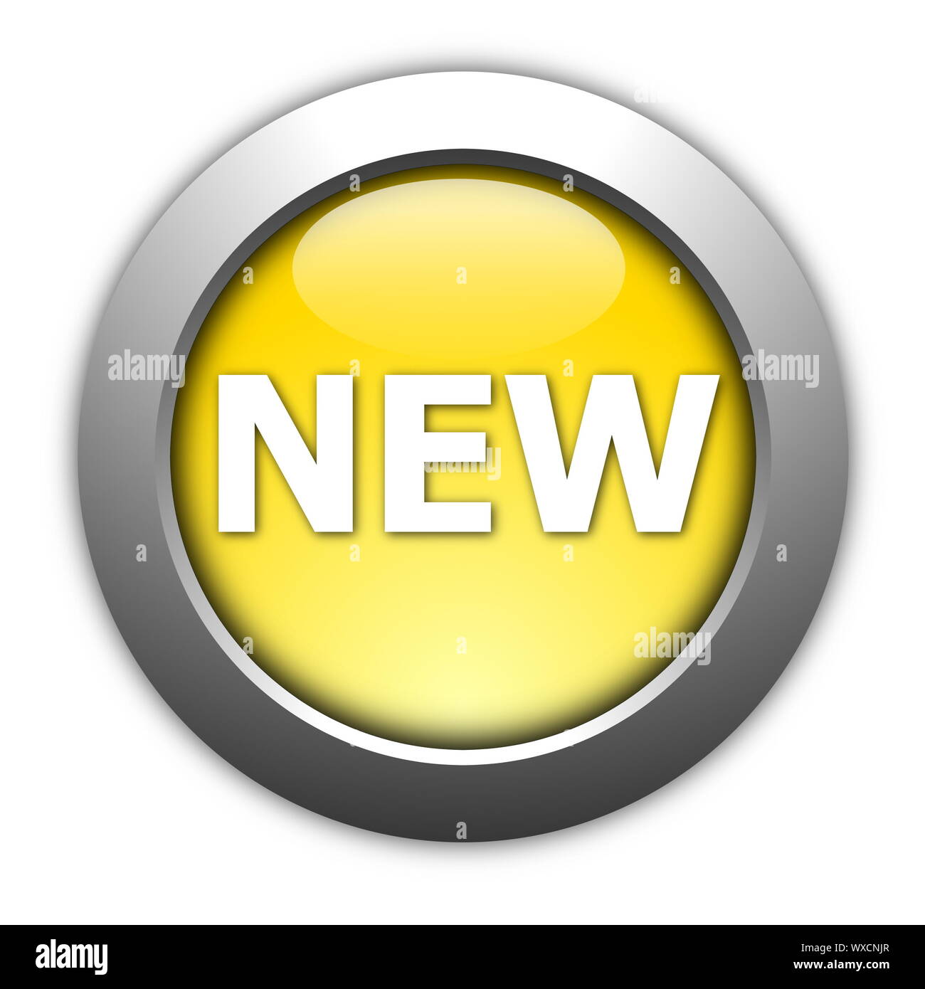 new internet button illustration on white background Stock Photo - Alamy