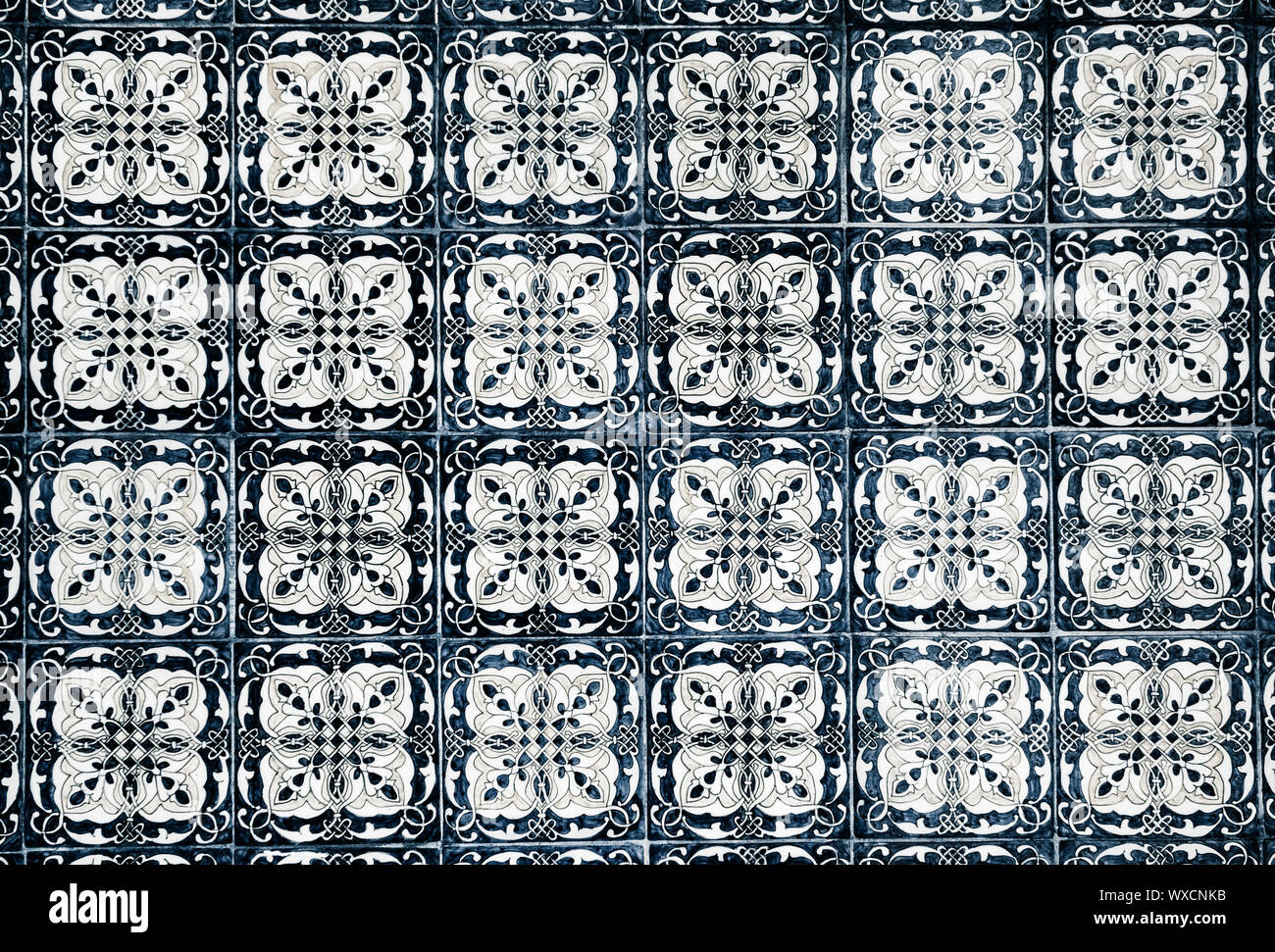 vintage ceramic tiles background, perfect colorful pattern Stock Photo ...