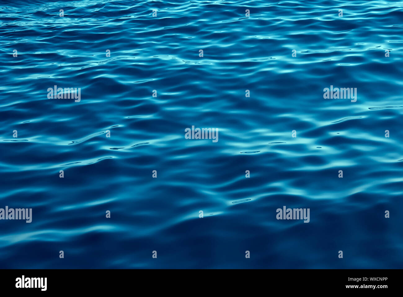 Blue Tones Water Waves Surface as Background Stock Photo - Alamy
