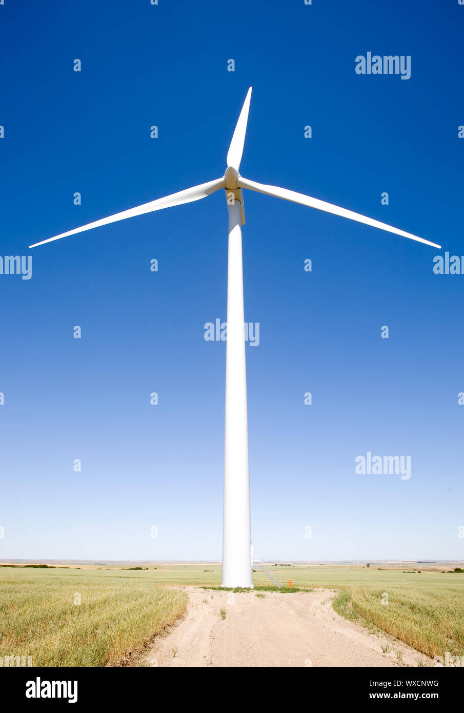 Wind Turbine from Below Stock Photo - Alamy