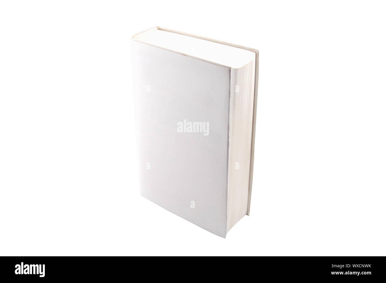 empty and blank book isolated on white background Stock Photo - Alamy