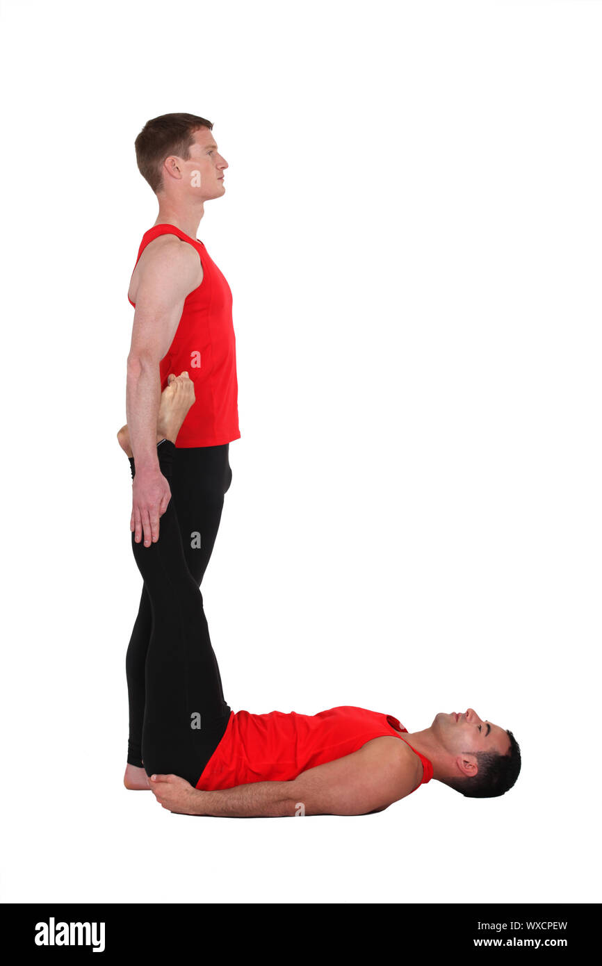 Human letter L Stock Photo - Alamy