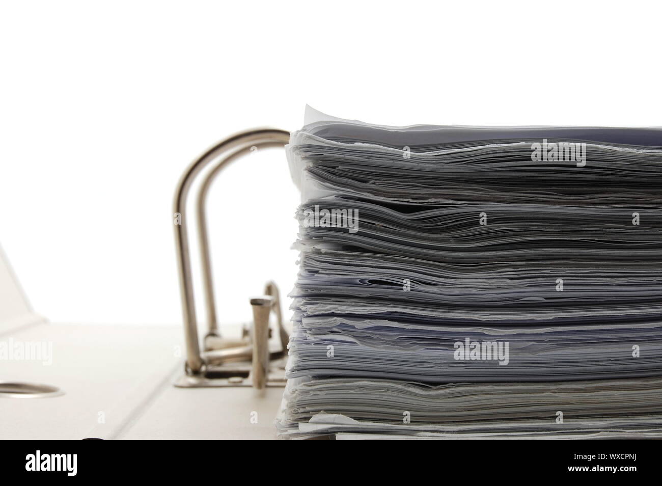 folder in a office. stress at work in the job Stock Photo - Alamy