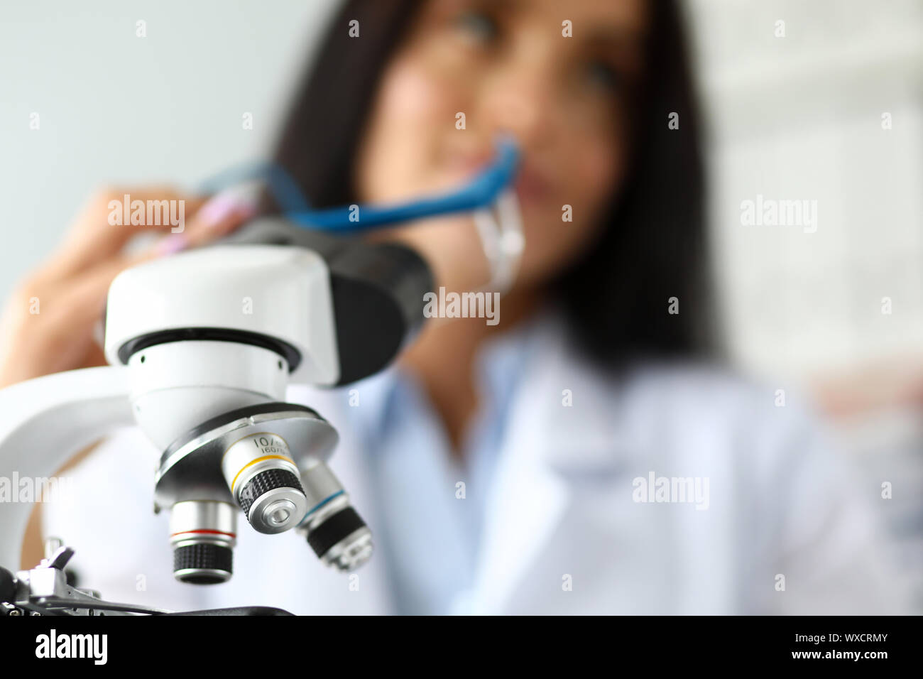 Science technology concept scientific examination hi-res stock ...