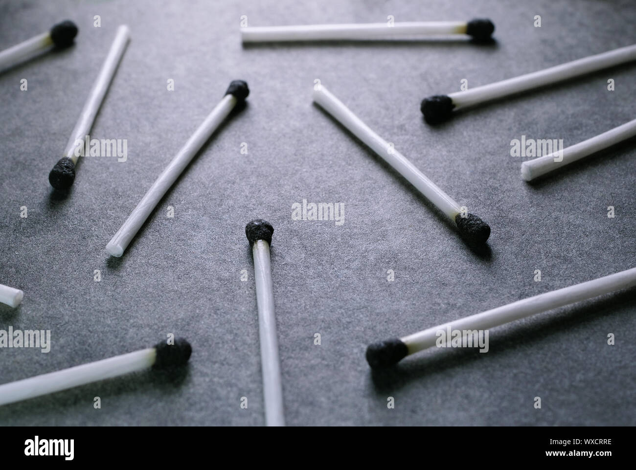 Close up shot of match sticks Stock Photo - Alamy