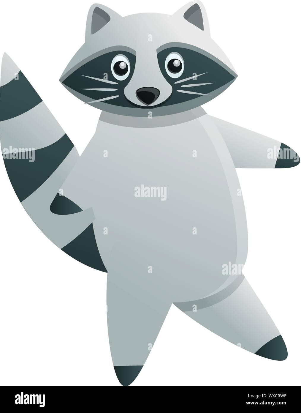 Dancing raccoon icon. Cartoon of dancing raccoon vector icon for web ...