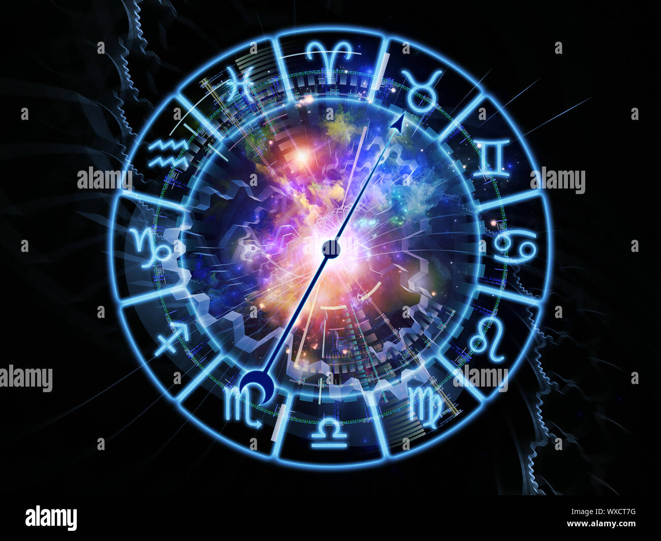 Backdrop on the subject of astrology, child birth, fate, destiny ...