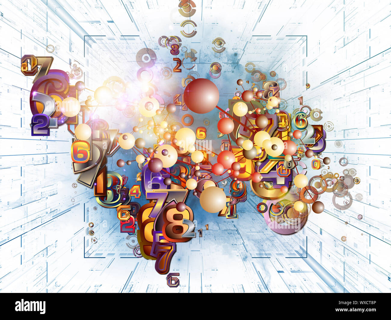 Math symbols grid Cut Out Stock Images & Pictures - Alamy