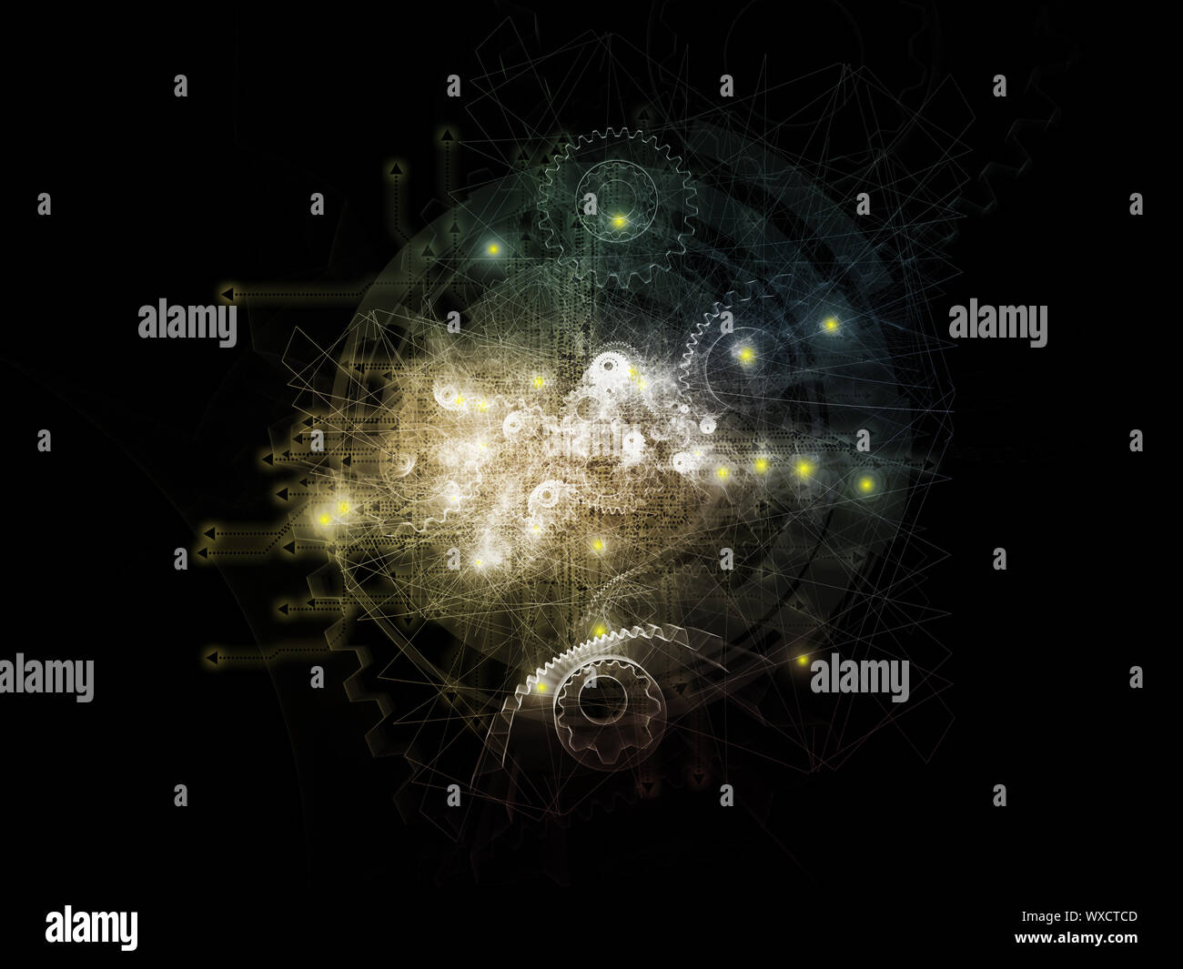 Composition of various technology related elements suitable as a ...