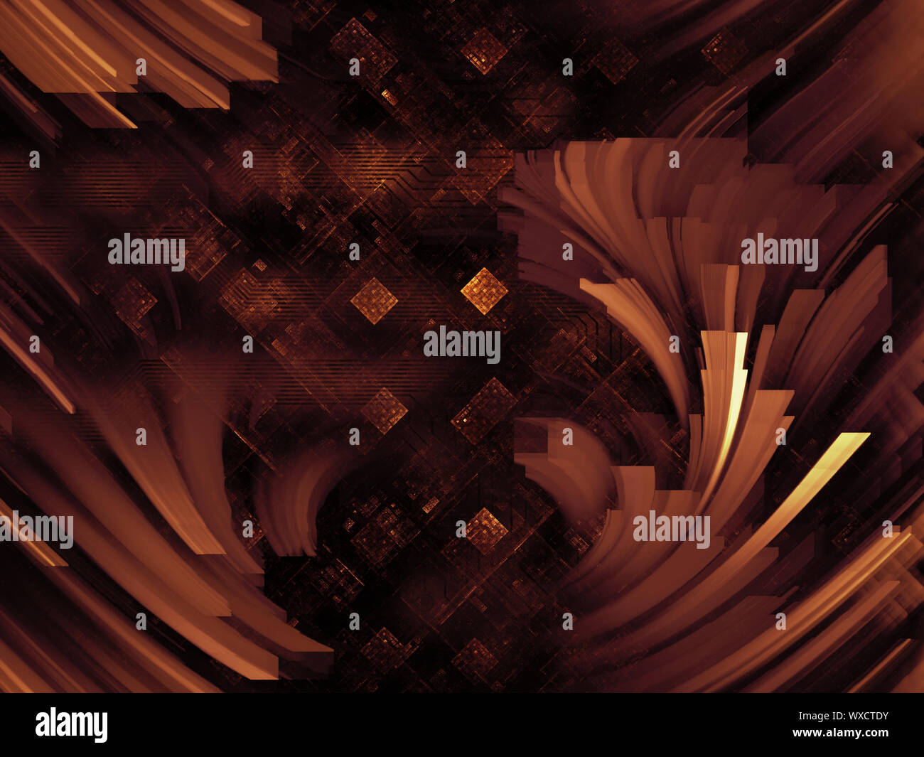 Composition of dynamic motion shapes suitable as a backdrop for the ...