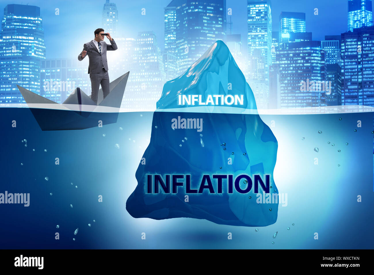 Economic iceberg hi-res stock photography and images - Alamy