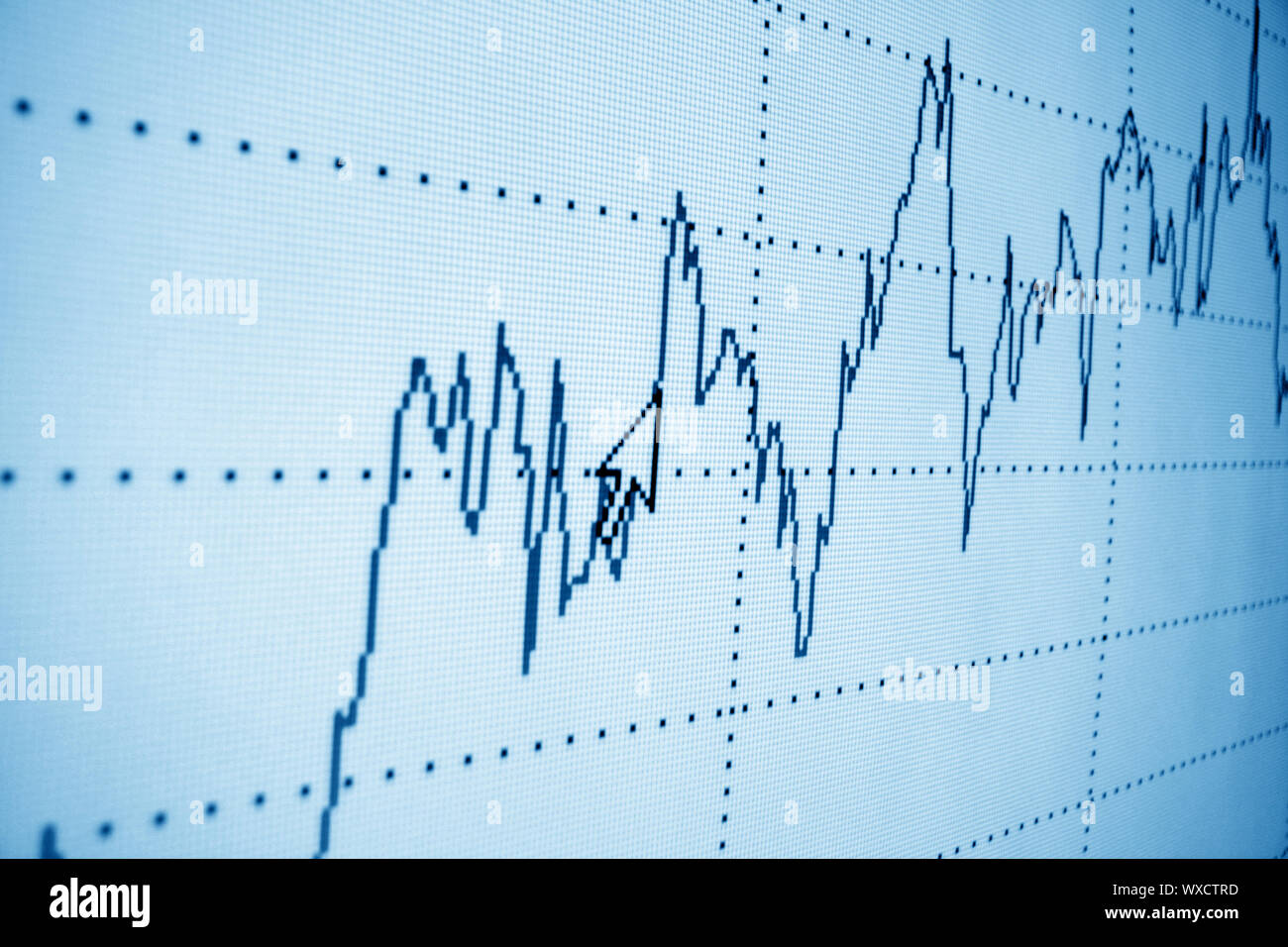 financial graph of investment growth Stock Photo - Alamy