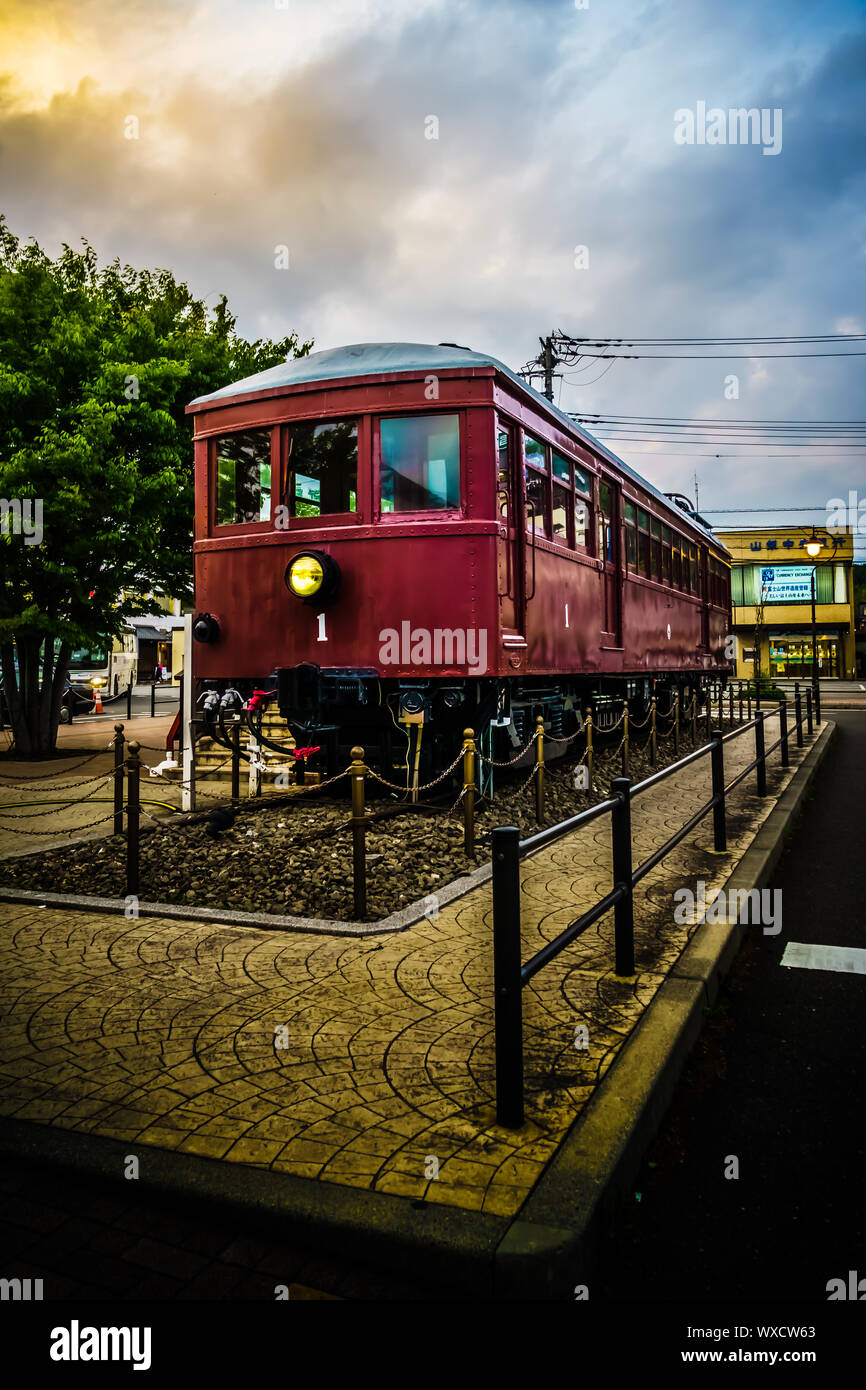 Tokyo, Japan - May 13, 2019: Kawaguchiko Station is a railway station ...