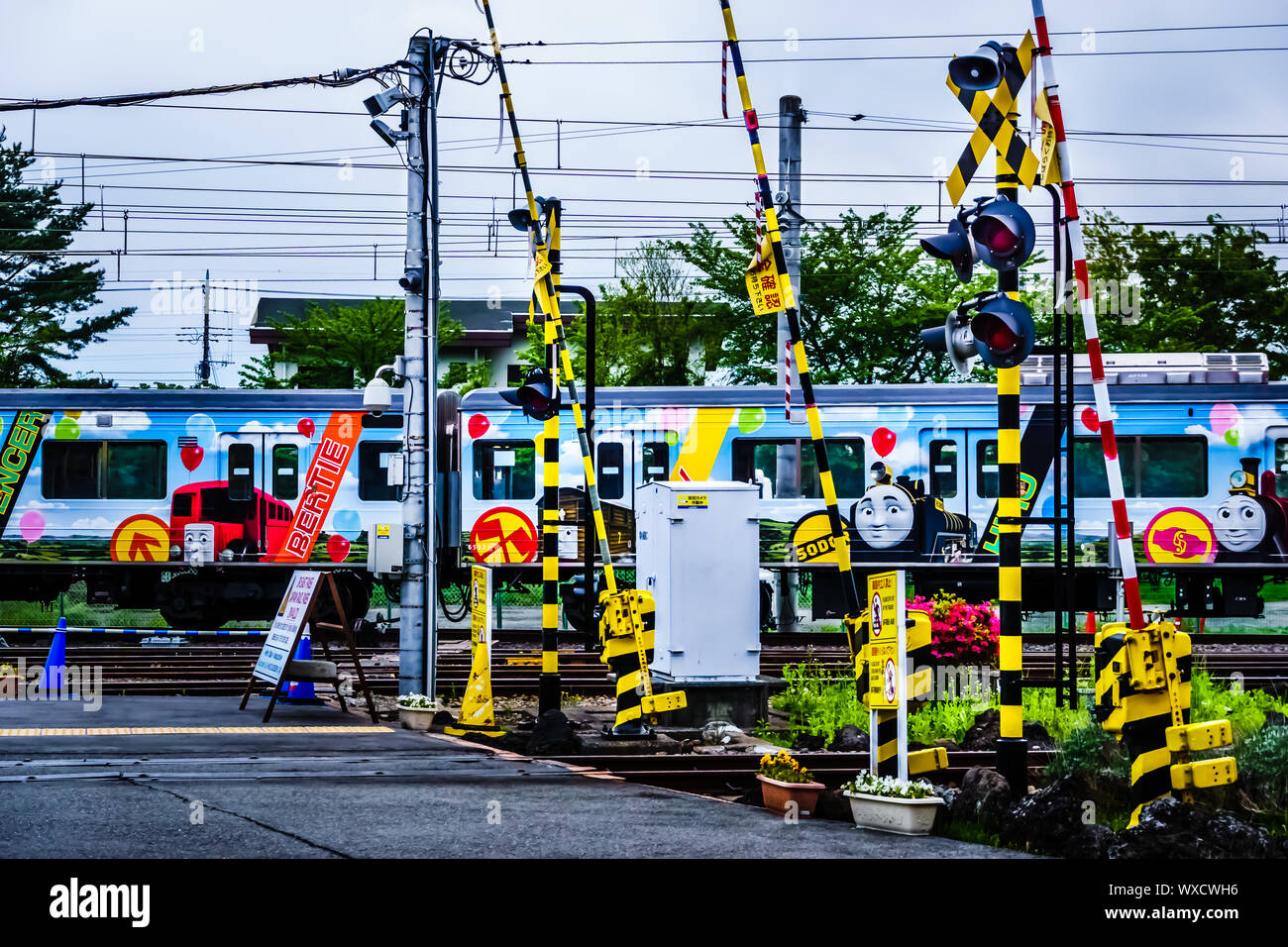 Tokyo, Japan - May 13, 2019: Kawaguchiko Station is a railway station ...