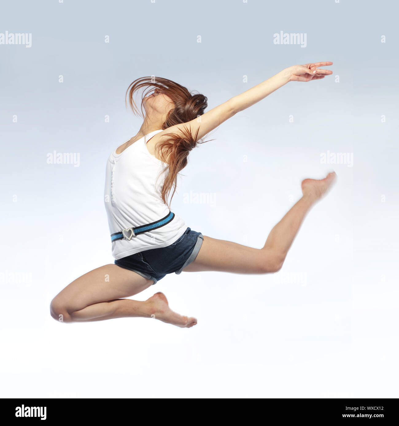 Girl gymnast series hi-res stock photography and images - Alamy