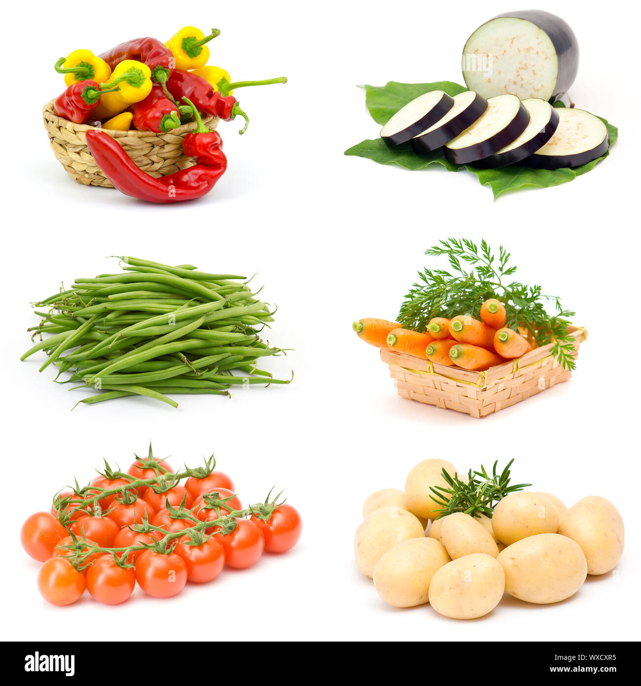 collection of fresh vegetables Stock Photo - Alamy