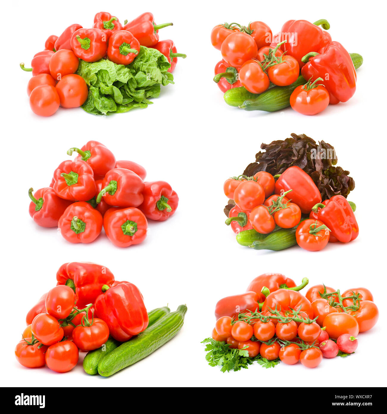 fresh vegetables - collage Stock Photo - Alamy