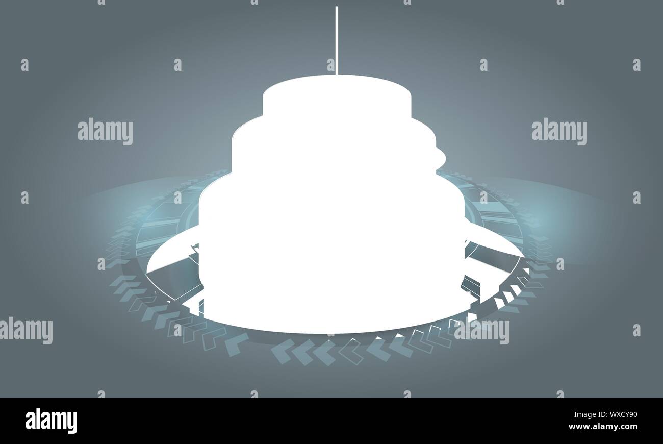 3d discs with cutted holes on them for infographic template with 3 ...