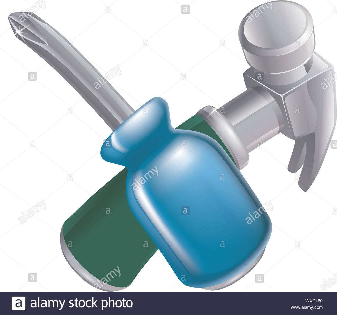 Crossed Hammer High Resolution Stock Photography and Images - Alamy
