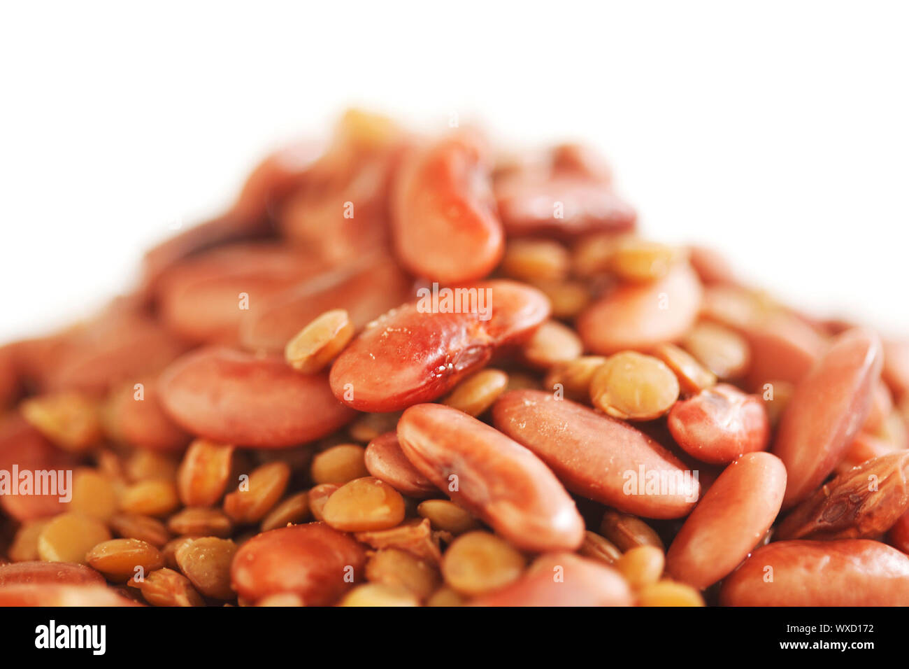 Cooked meal lentils beans isolated hi-res stock photography and images ...