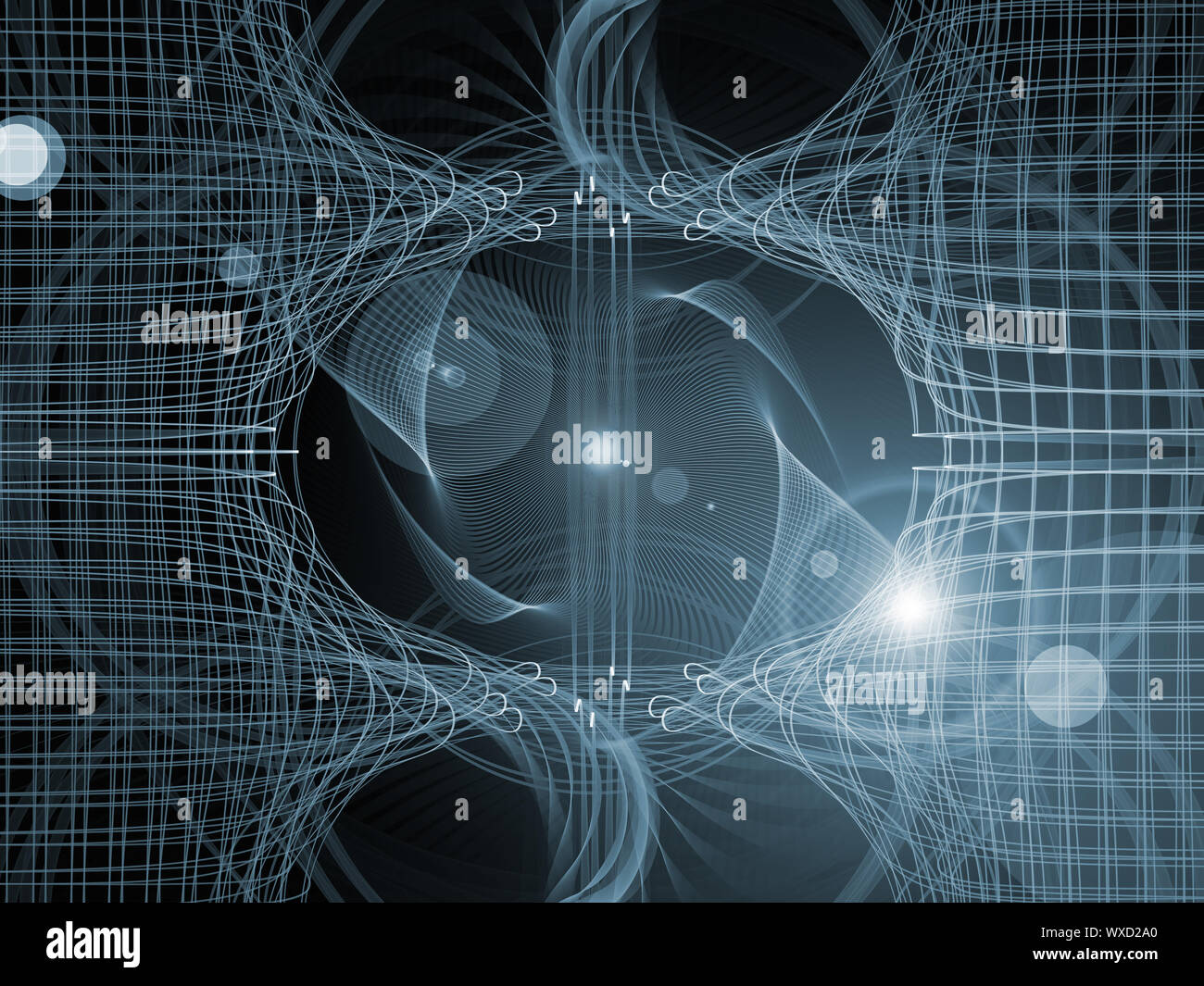 Beyond Geometry series. Background design of three dimensional grids on ...