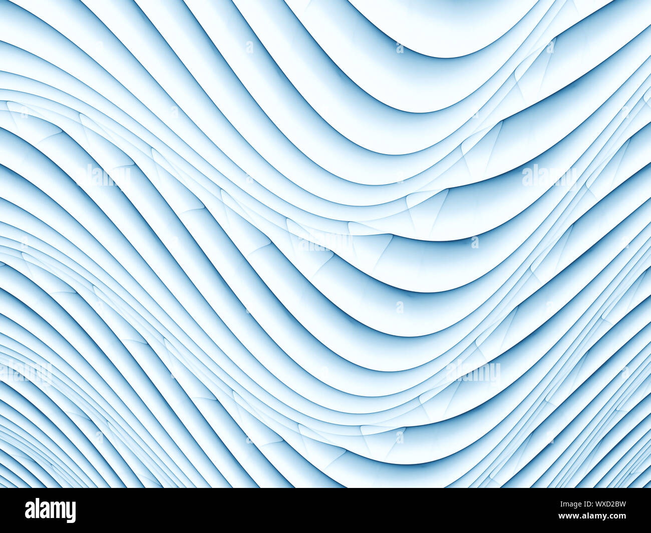 Abstract design made of wavy textures on the subject of technology and ...