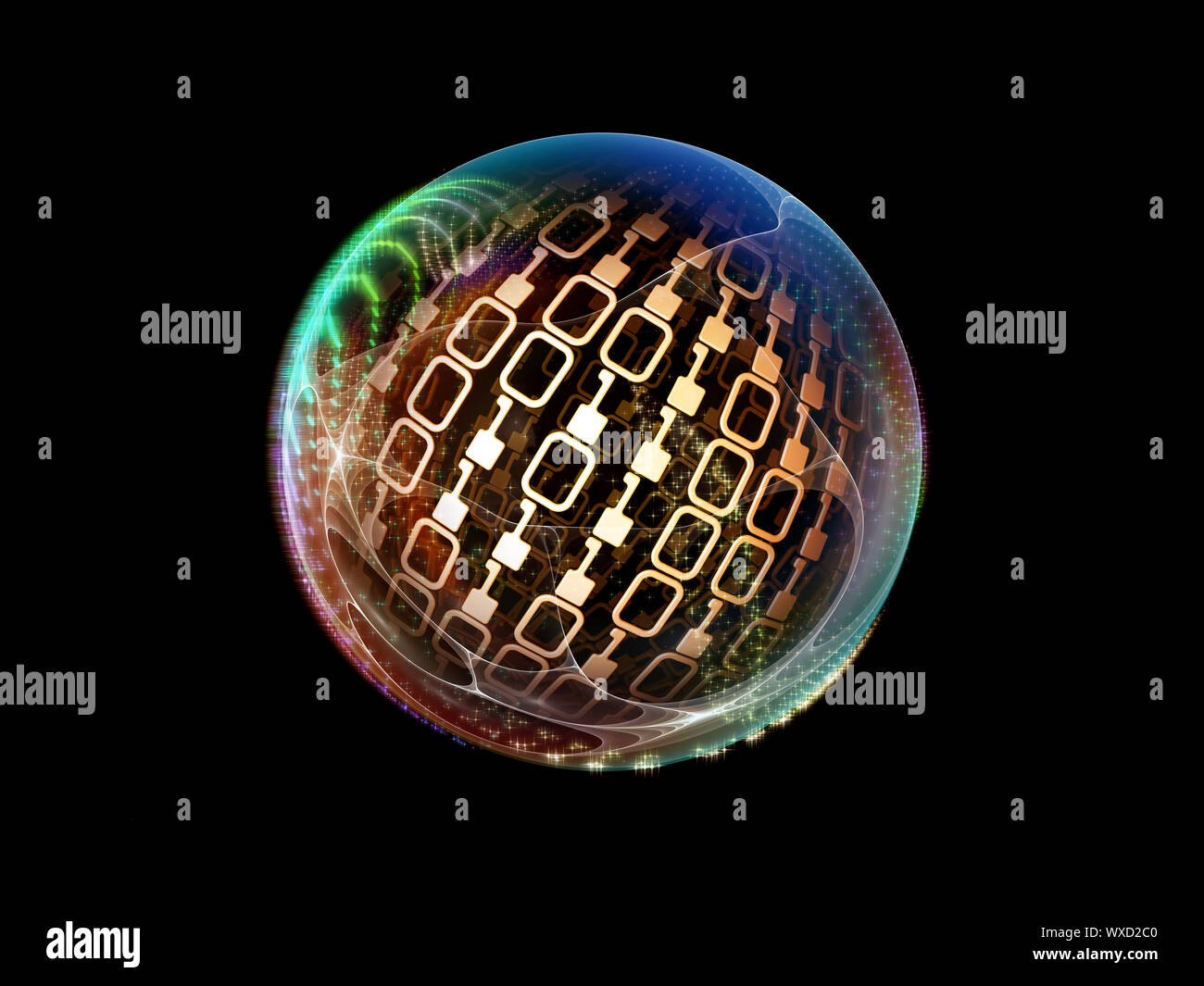 Technological Sphere Series. Composition of spherical and circular ...