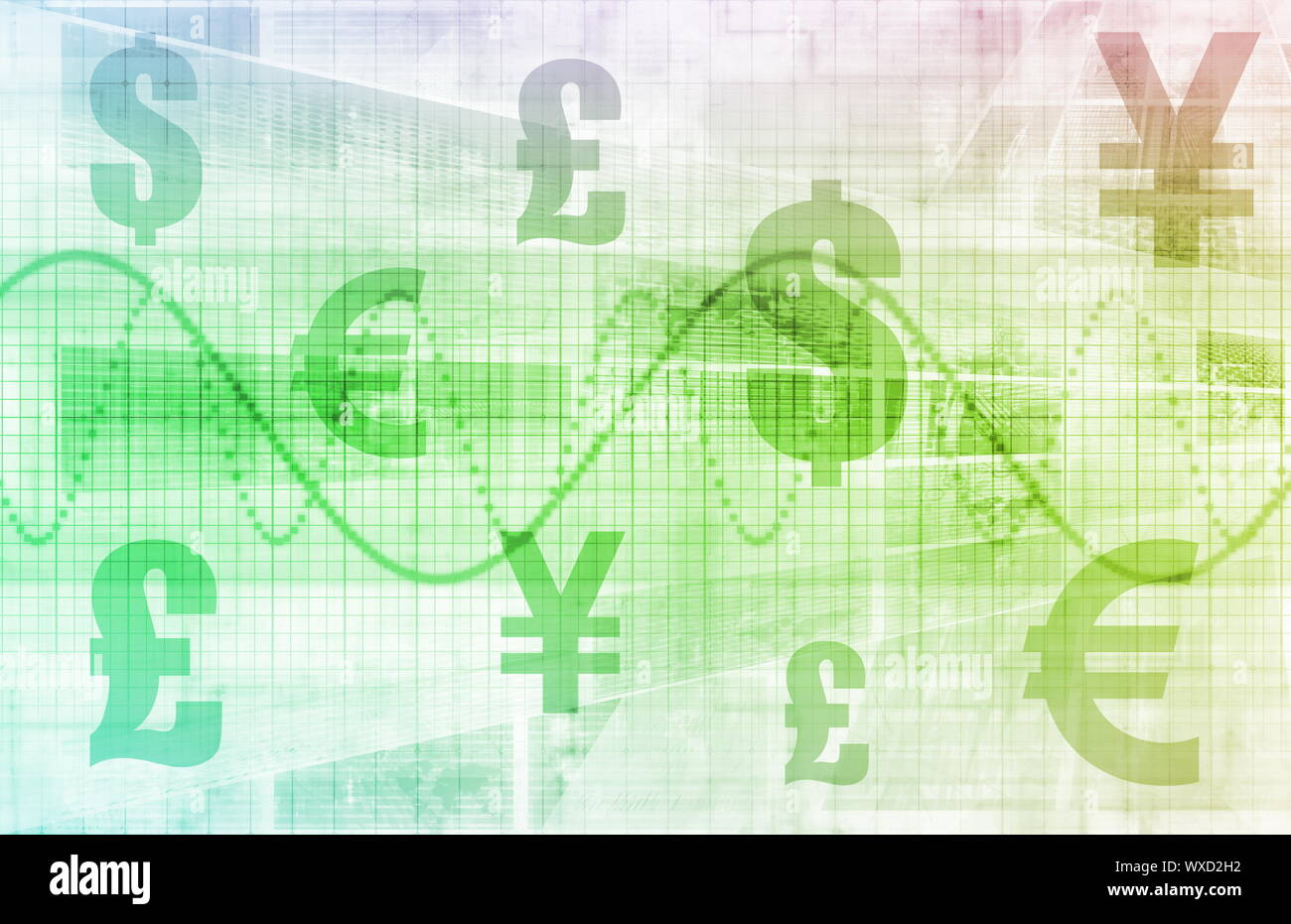 Business Finance Currencies as a Chart Background Stock Photo - Alamy