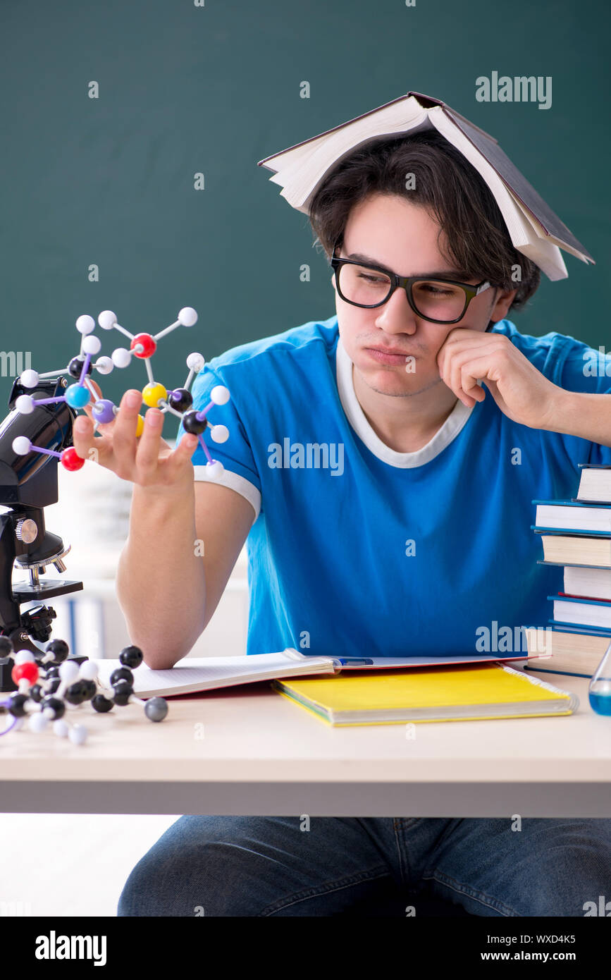 Male student model molecule hi-res stock photography and images - Alamy