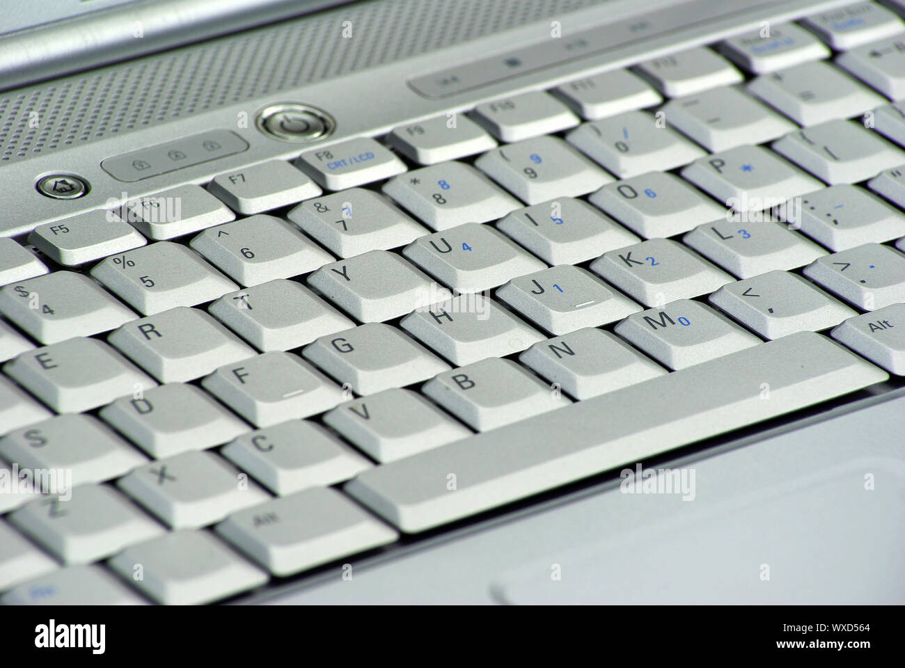 Notebook personal computer on white background Stock Photo - Alamy