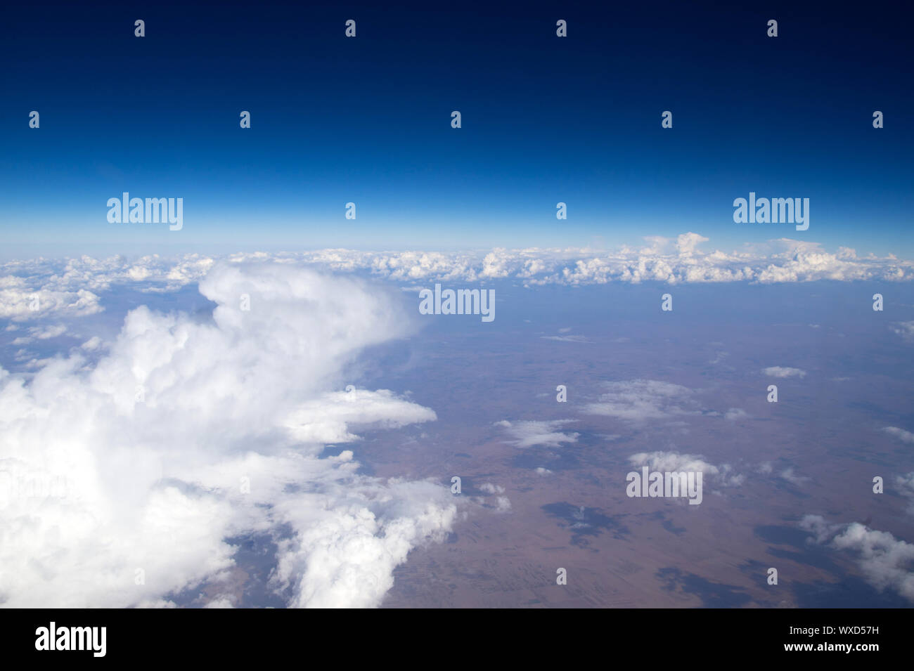 Aerial sky and clouds background Stock Photo - Alamy