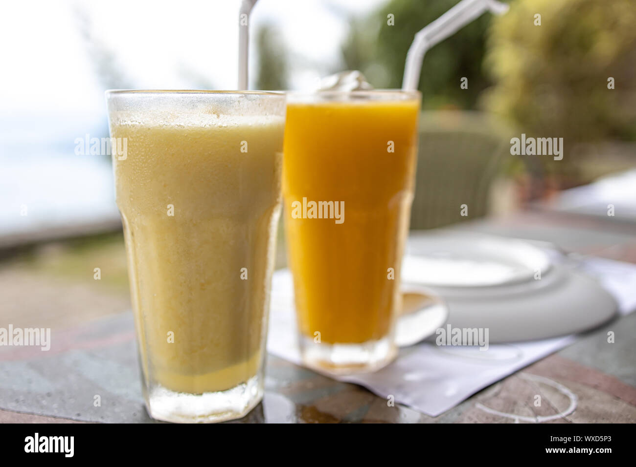 Mango shake hi-res stock photography and images - Alamy