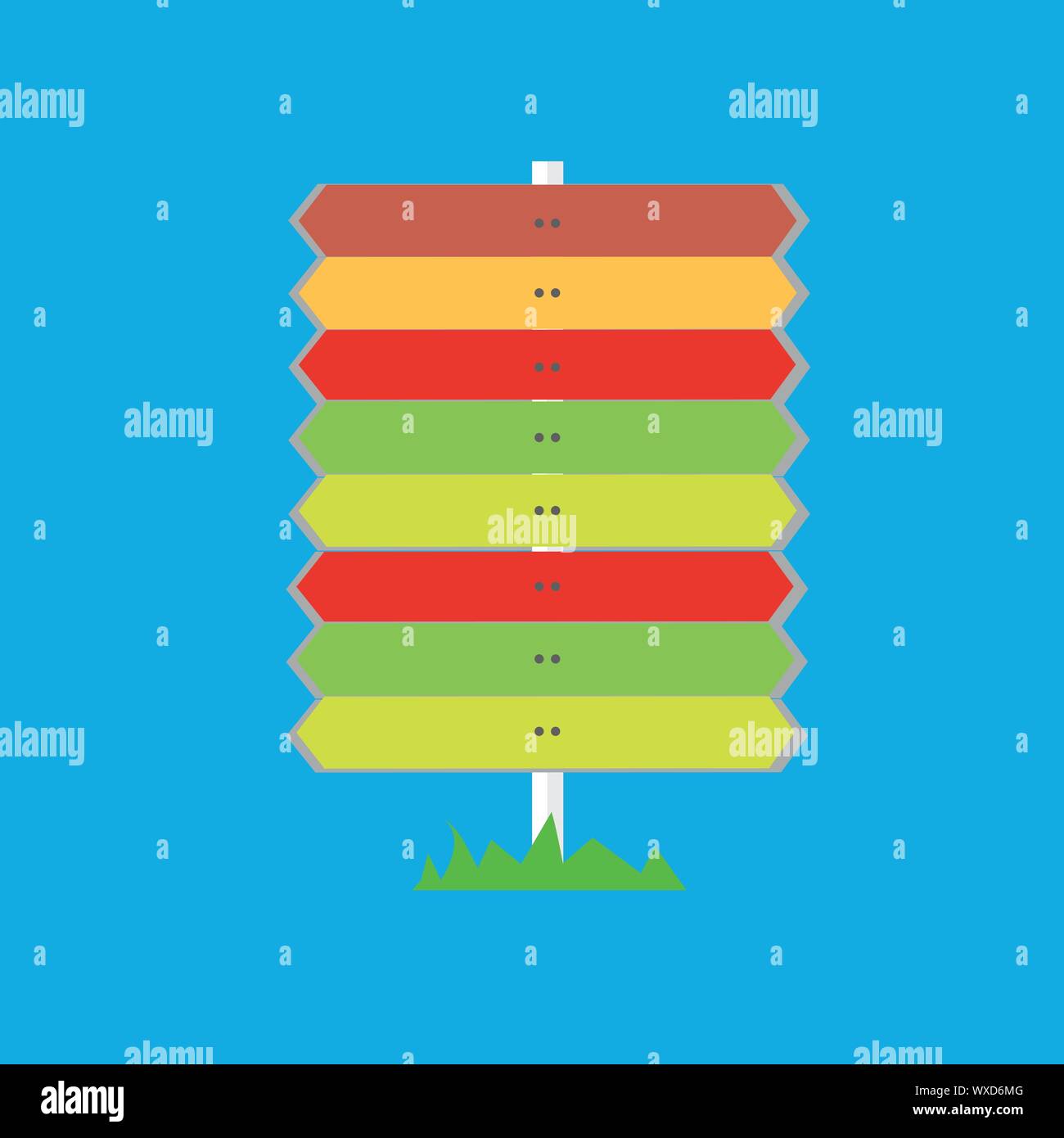 Color Direction Signs Stock Vector Image Art Alamy color-direction-signs-stock-vector-image-art-alamy